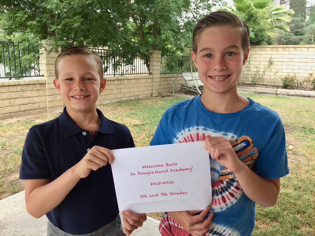 Back to School at Home - Creating First Day Memories