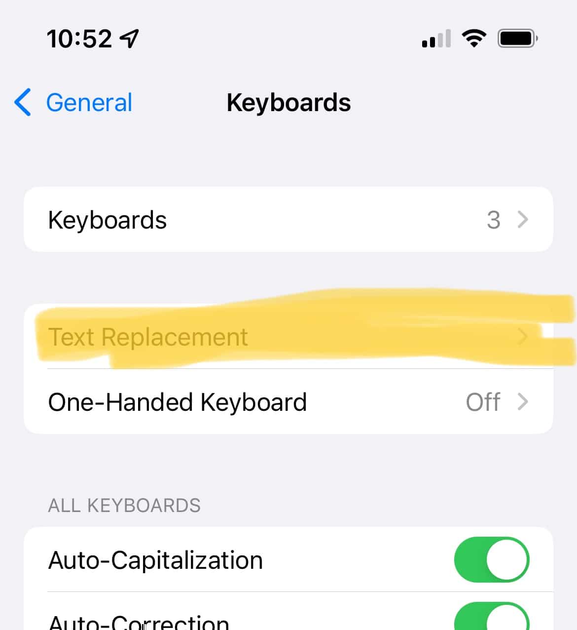 Treatment Text Shortcuts in iOS- Easily Update Your Cancer Support Team